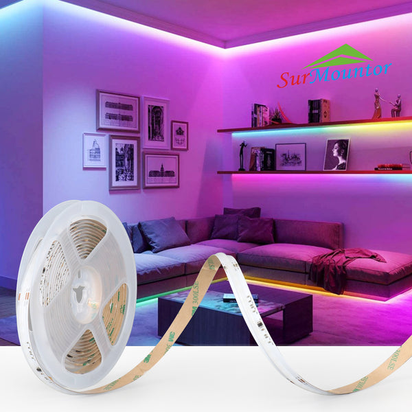 24V Flexible RGBIC Cob Led Strips Light- FCOB420RGB+IC-24-M10 ...