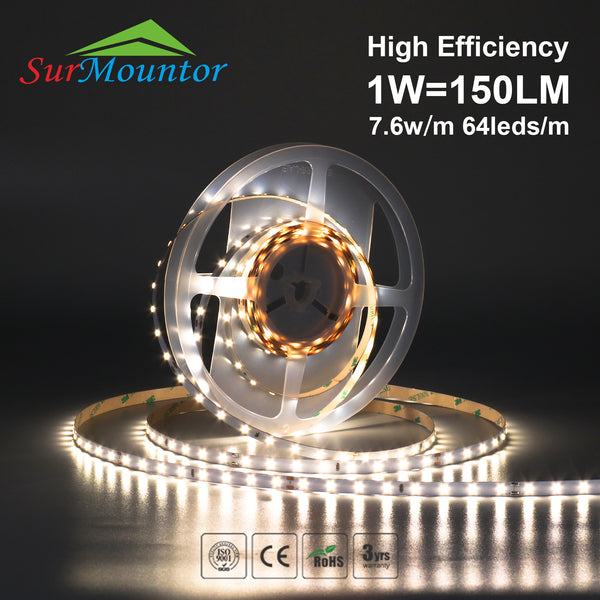 High Light Efficiency Flexible LED Strip is coming- SUR-2835FW64-24V ...