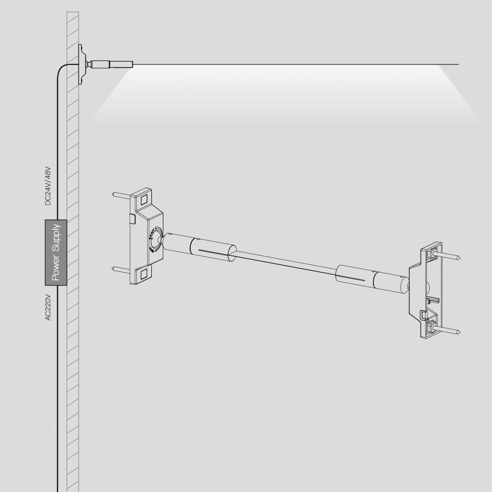 STARLINE-H Upgraded Linear Lighting System, LED New Trend Line light ...