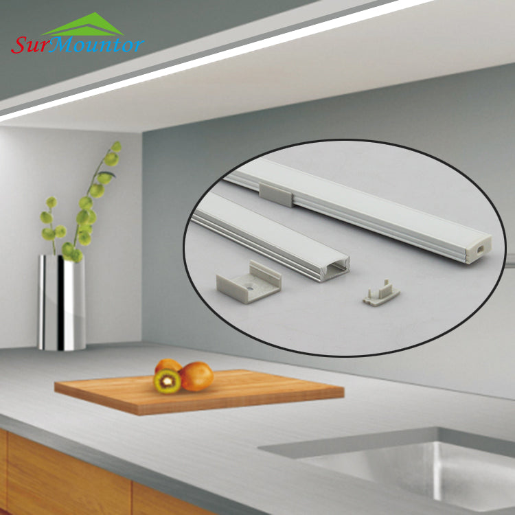 A1707 Surface Mounting LED Aluminum Profile – Surmountor Lighting CO ...