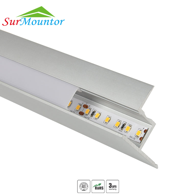 A4535 LED Aluminum Profile Recessed Series For Cabinet or Shelf Lighti ...