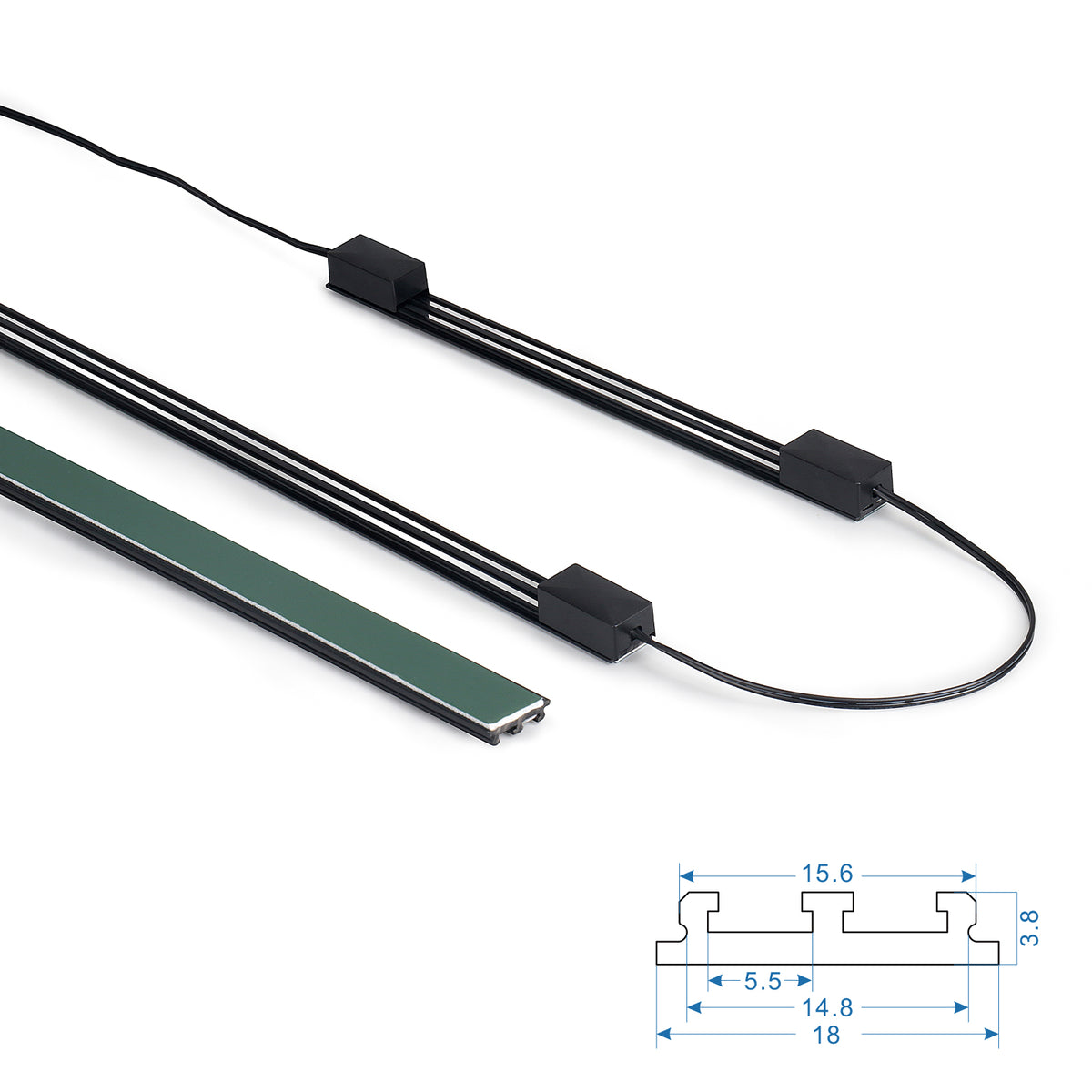 SUR-LTR1812 Mini magnetic DC Power Track Light Spot Light for Jewelry ...