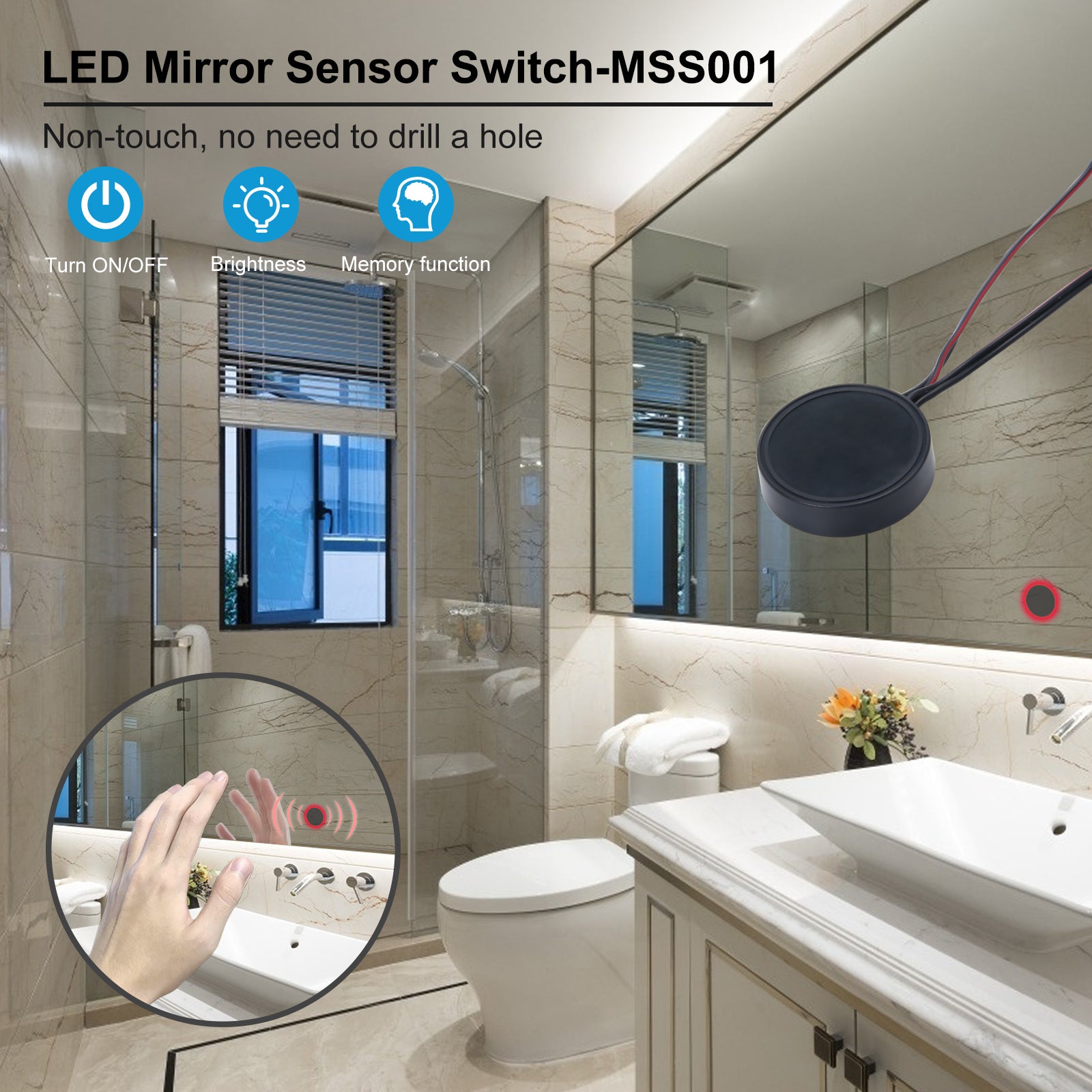 MSS001 Mirror Sensor Switch – Surmountor Lighting CO., Limited