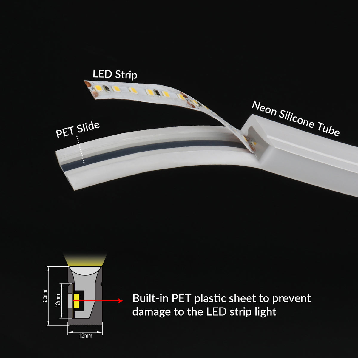 N1220D Side Luminous LED Flex Neon Light – Surmountor Lighting CO., Limited