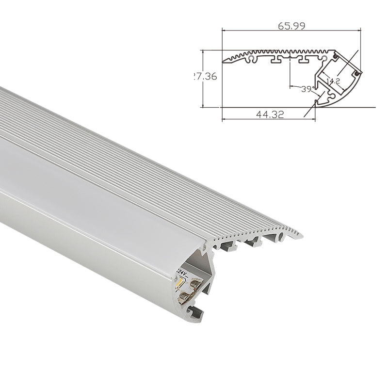 S003 Stair Nosing LED Aluminum Profile – Surmountor Lighting CO., Limited