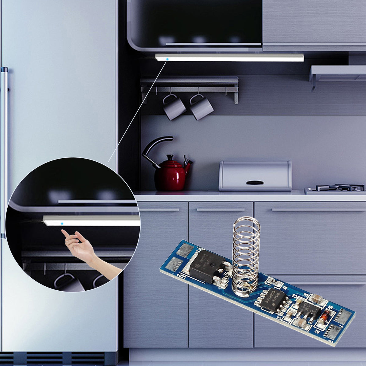 TD002 LED Sensor Switch Touch Dimmer Series – Surmountor Lighting CO ...