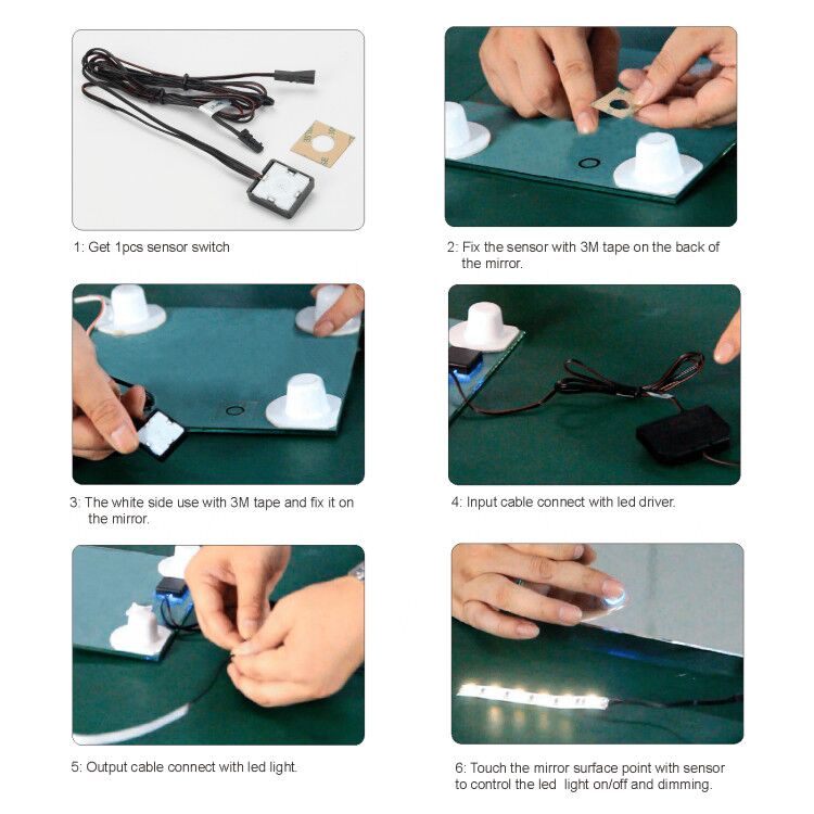 TD009 Mirror Touch Sensor Dimmer Switch – Surmountor Lighting CO., Limited